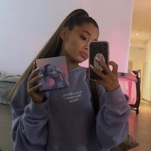 Ariana Grande | Tops | New Sweetener Tracklist Crewneck Purple | Poshmark